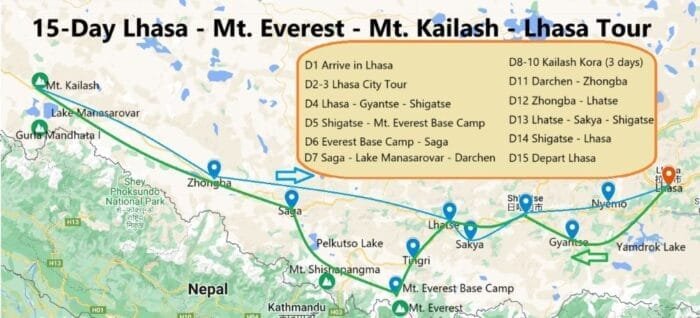 15-Day Mount Kailash Kora Tour | Spiritual Tibet Journey - Tibet Tour ...